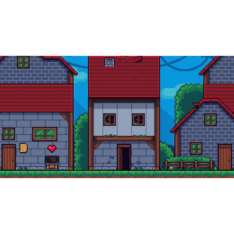Creation of Pixel Art Scenes for Video Games